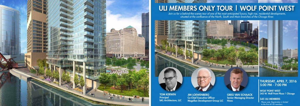 Tom Kerwin Presents Wolf Point West at ULI Tour - bKL Architecture