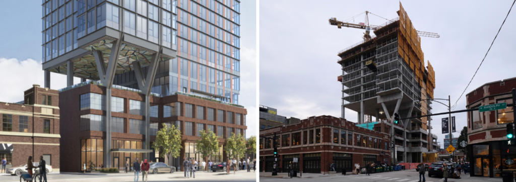 bKL’s 160 N Morgan Building Continues to Rise - bKL Architecture